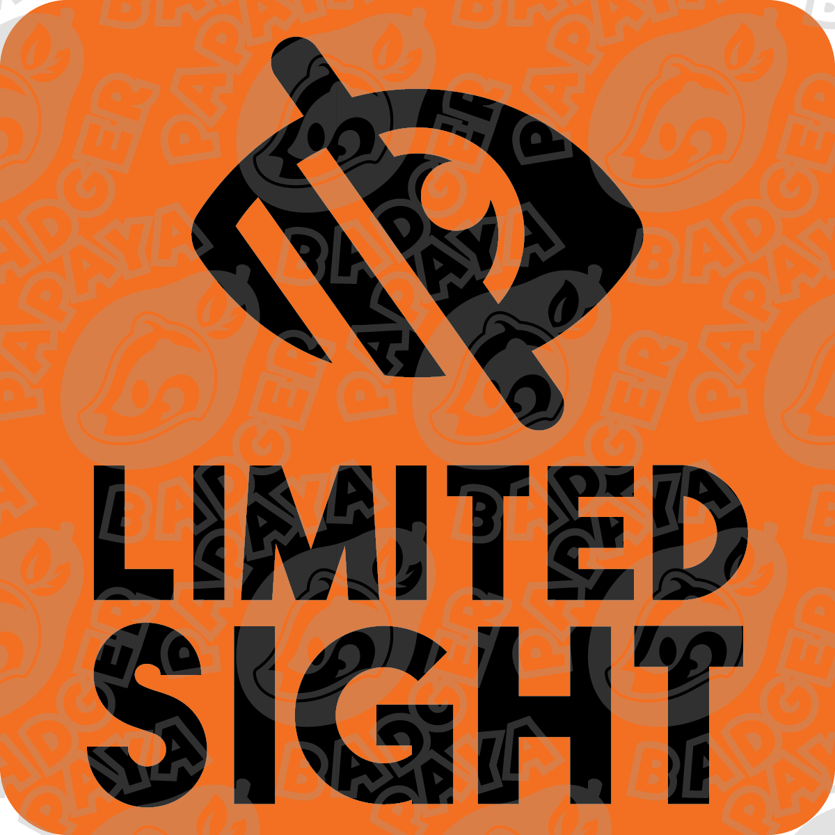 Limited Sight Consent Badge – Papaya Badger