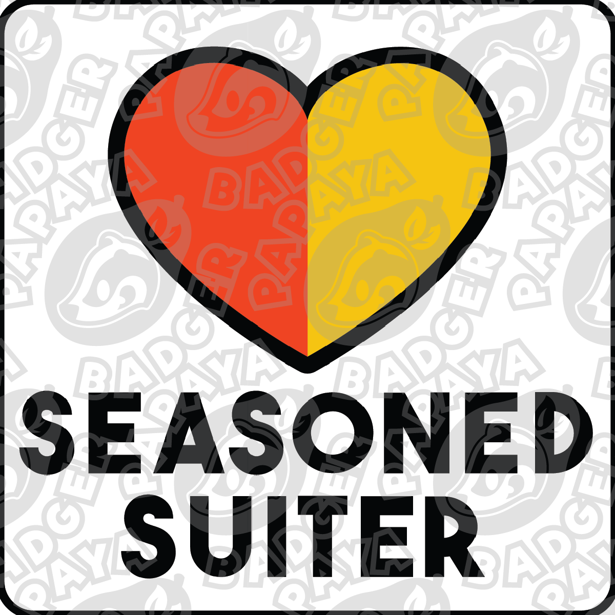Seasoned Suiter Consent Badge – Papaya Badger